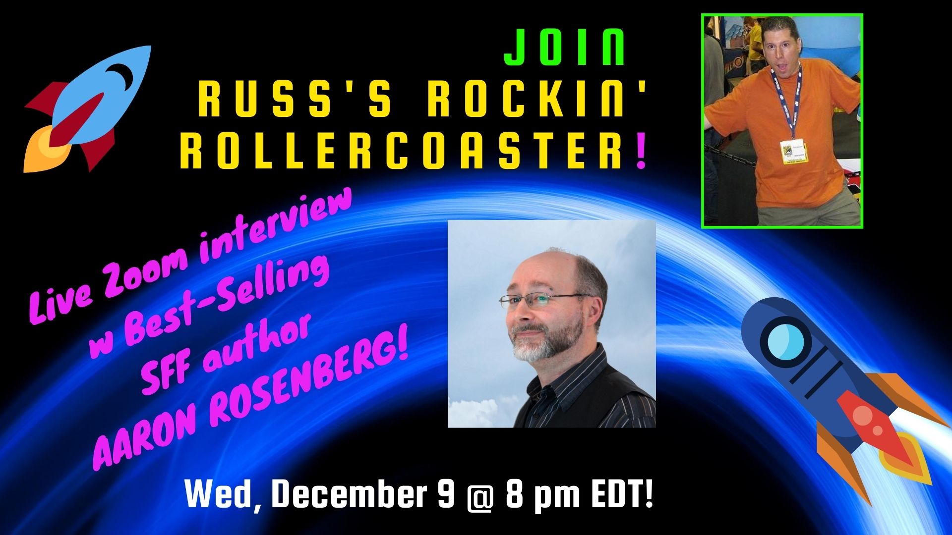 Interview w Best-Selling SFF Author Aaron Rosenberg | Russ Colchamiro